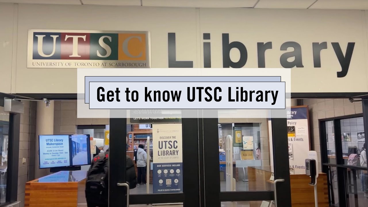 Get to Know UTSC Library - YouTube