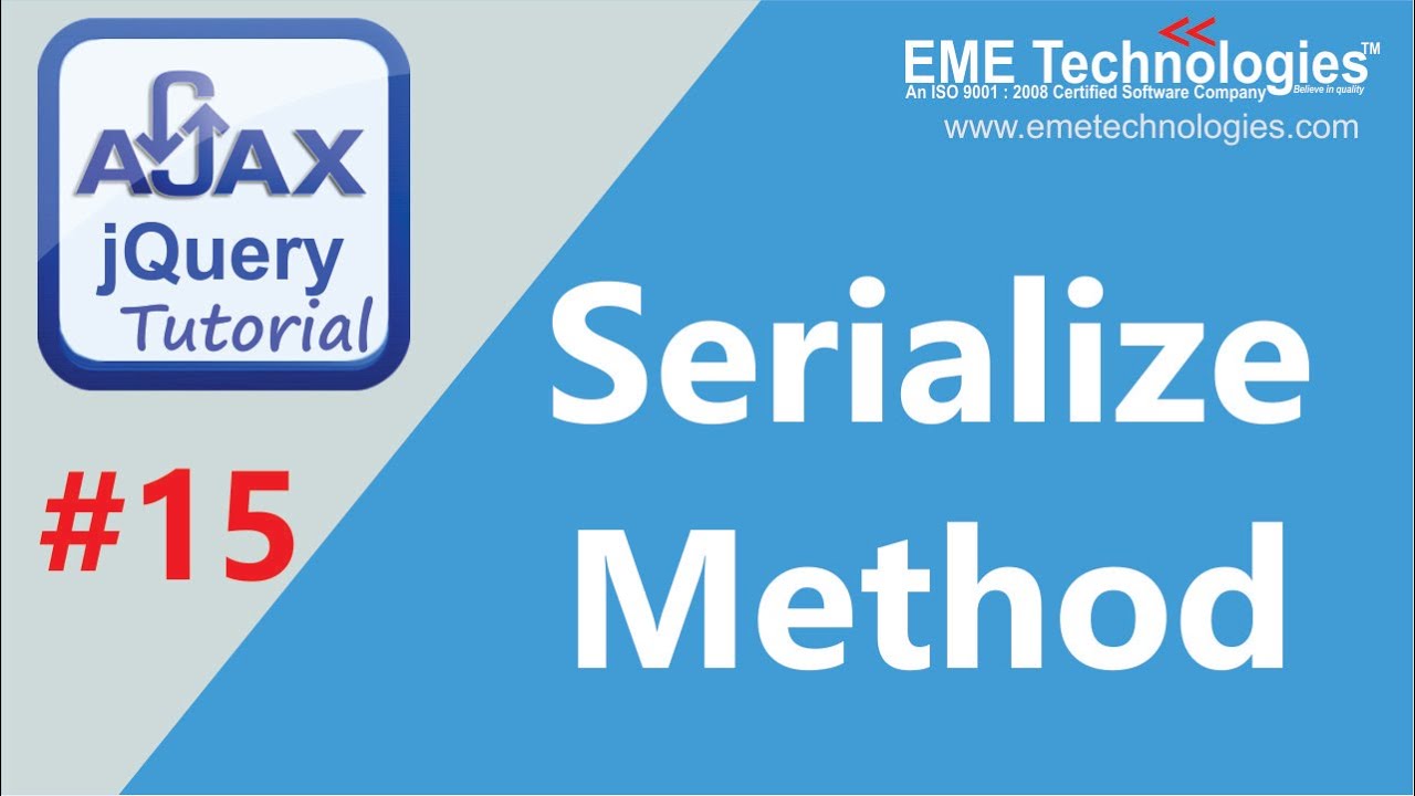 Jquery Ajax Serialize Method Core Php Youtube