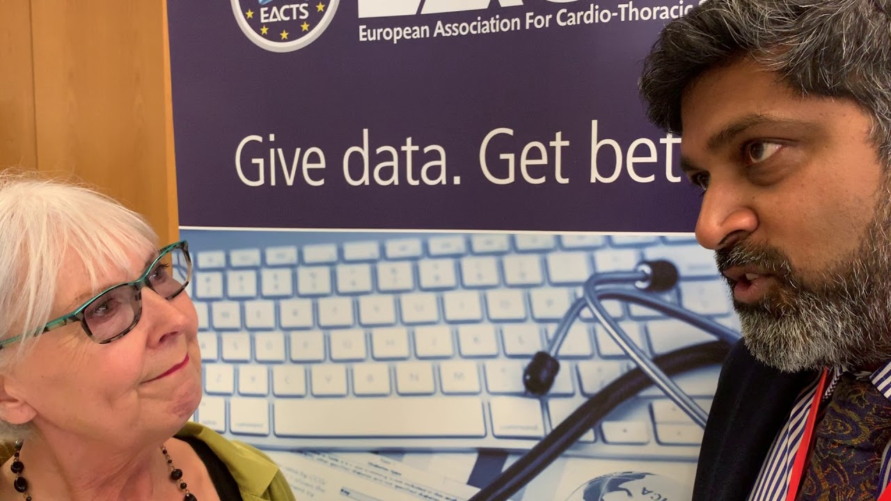Joe Zacharias talking about access to MIS options at EACTS 2019 - YouTube