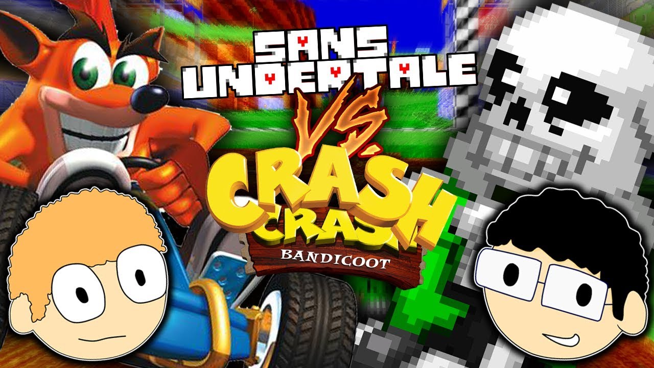SANS UNDERTALE VS CRASH BANDICOOT! SRB2 KART #1 - YouTube