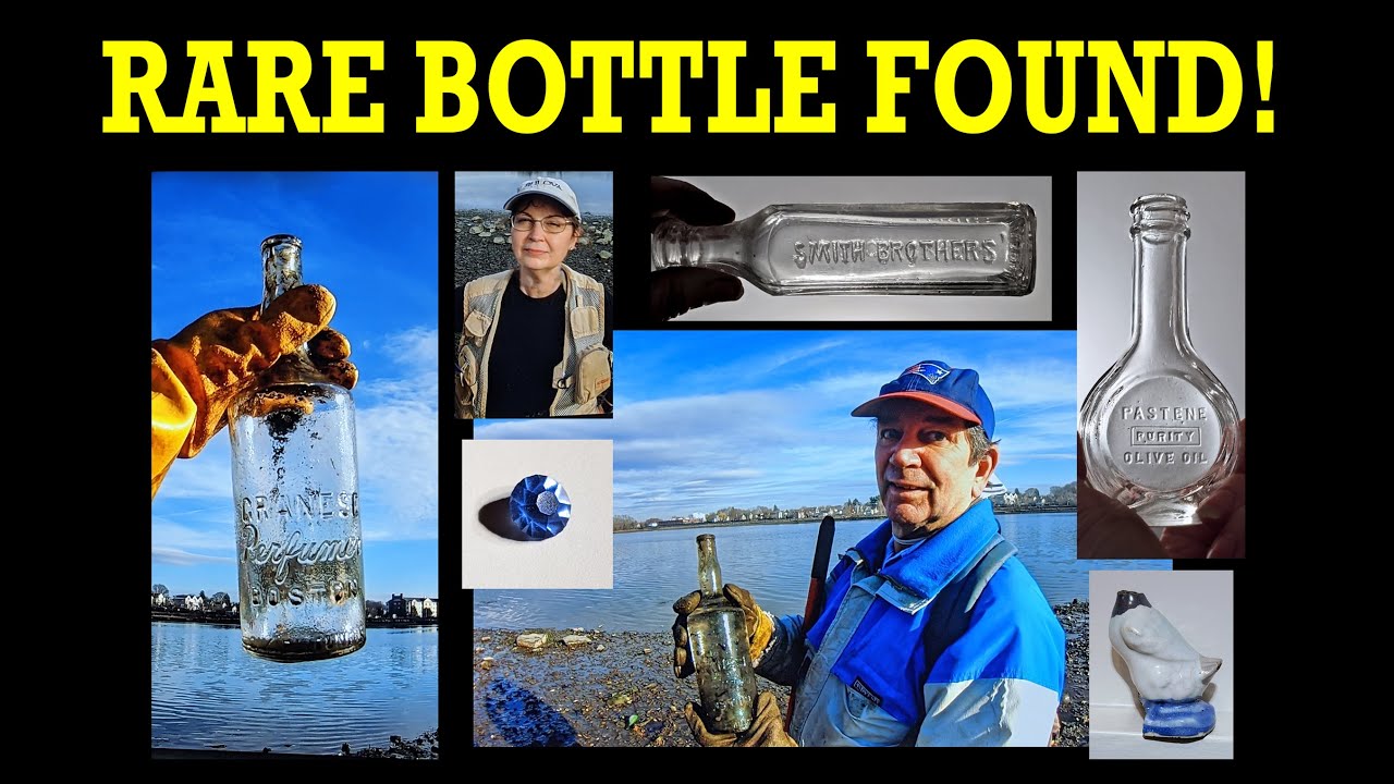 RARE BOTTLE FOUND! BEACH DIG / MUDLARK /BOTTLE HUNT /BEACHCOMBING ...