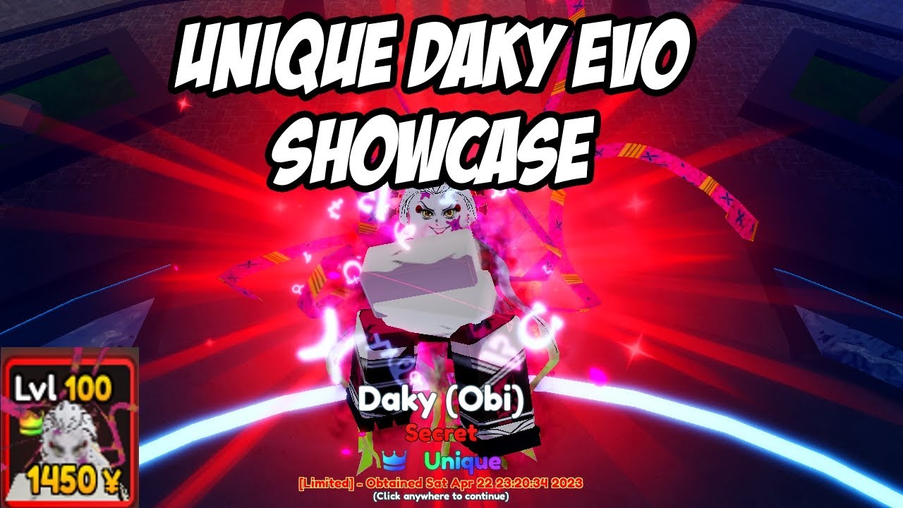 SHOWCASE UNIQUE DAKI EVO IS ABSOLUTELY BROKEN - BLEED DMG AND FAST SPA ...