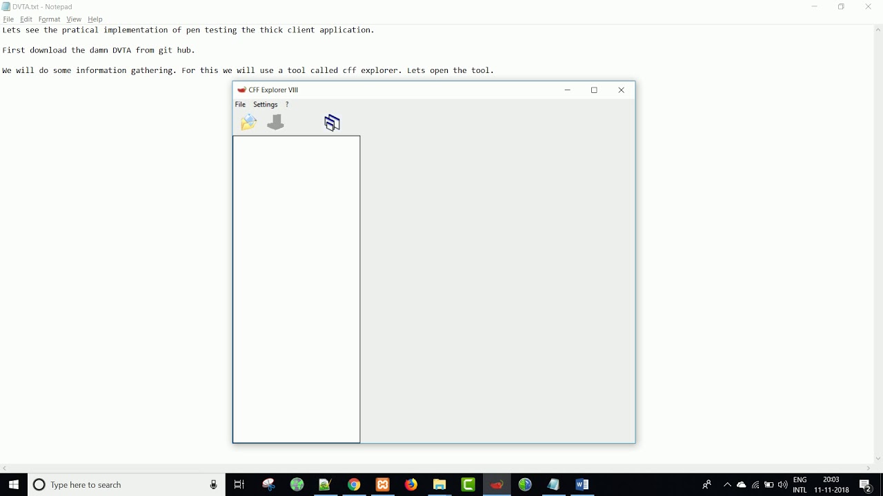 CFF Explorer Tool - YouTube