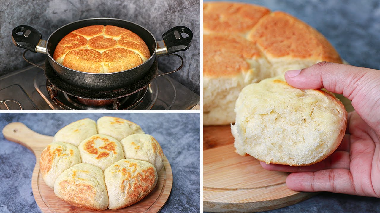 Suji Bread in Kadai | Semolina Bread Recipe | Eggless & Without Oven ...