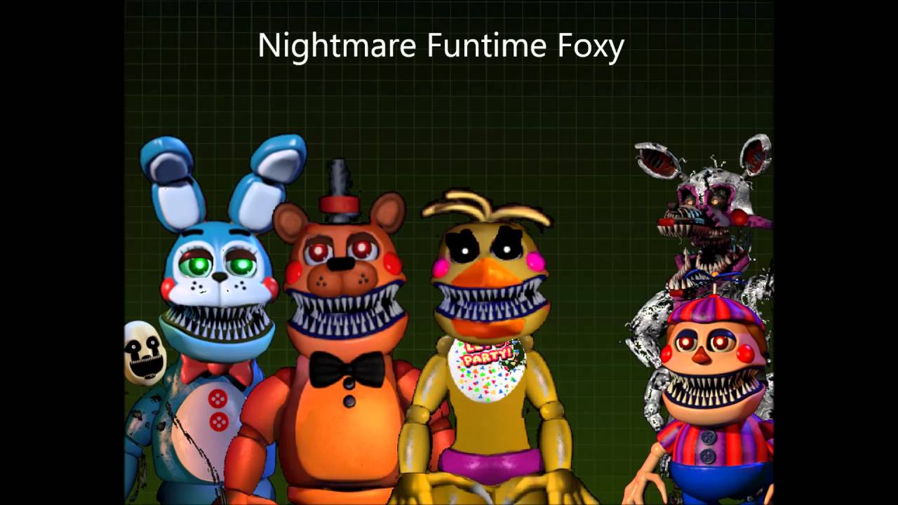 FNAF SONG II Nightmare Toy Animatronic's Voices II - YouTube