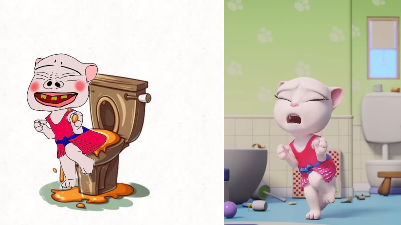 Hide And Seek Challenge - Talking Tom Funny Drawing Meme 😂|| Talking ...