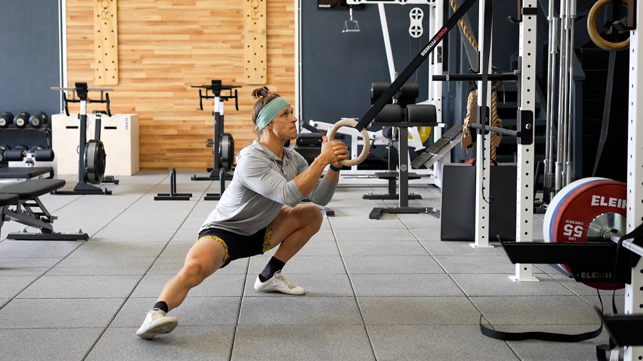 Assisted Low Switch Cossack Squat - YouTube