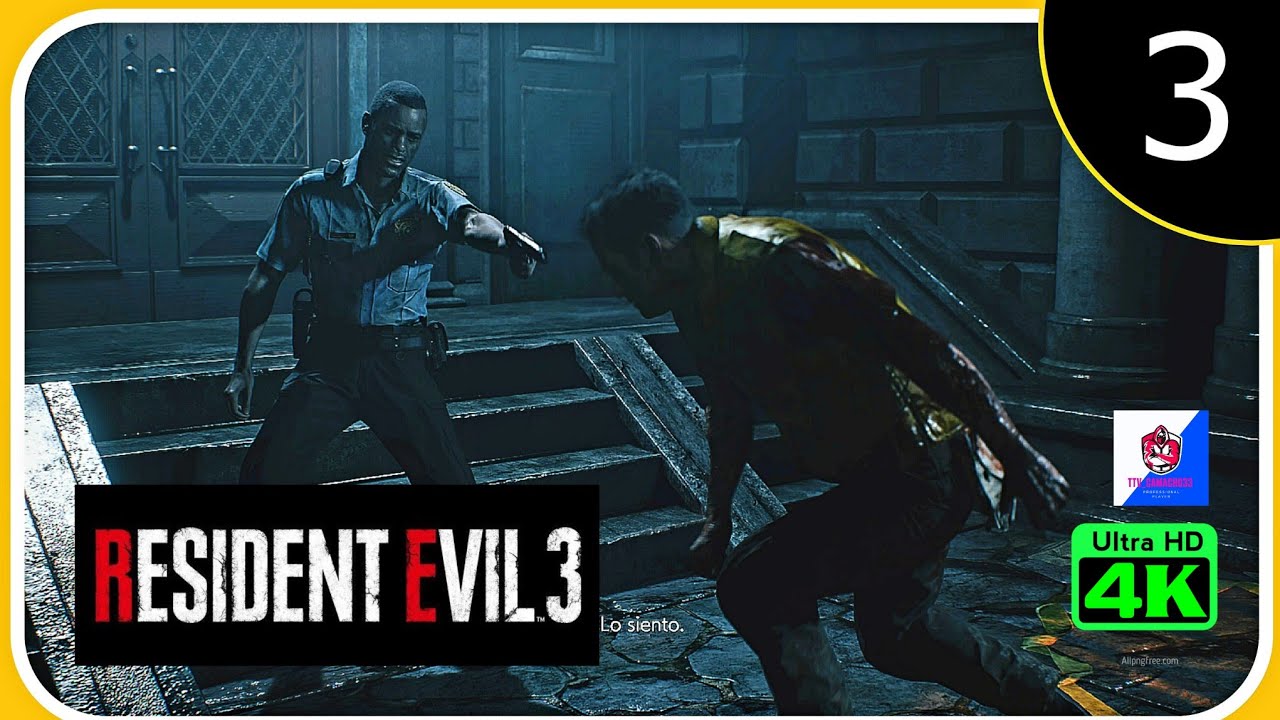 RE3 NEMESIS MARBIN,BRAD Y RPD GAMEPLAY ESPAÑOL FULL HD 4K - YouTube