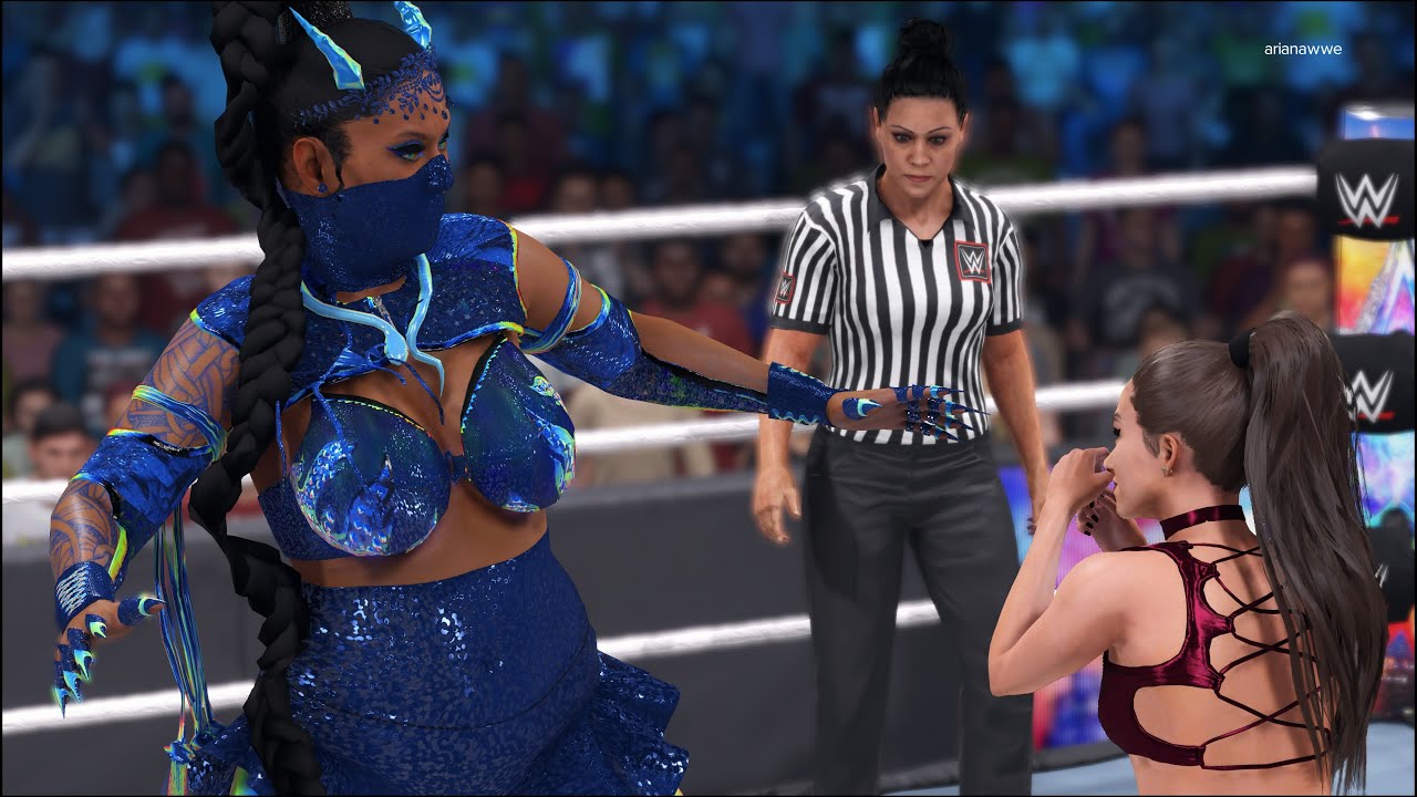 Ariana Grande vs Infinity - WWE 2K23 - YouTube