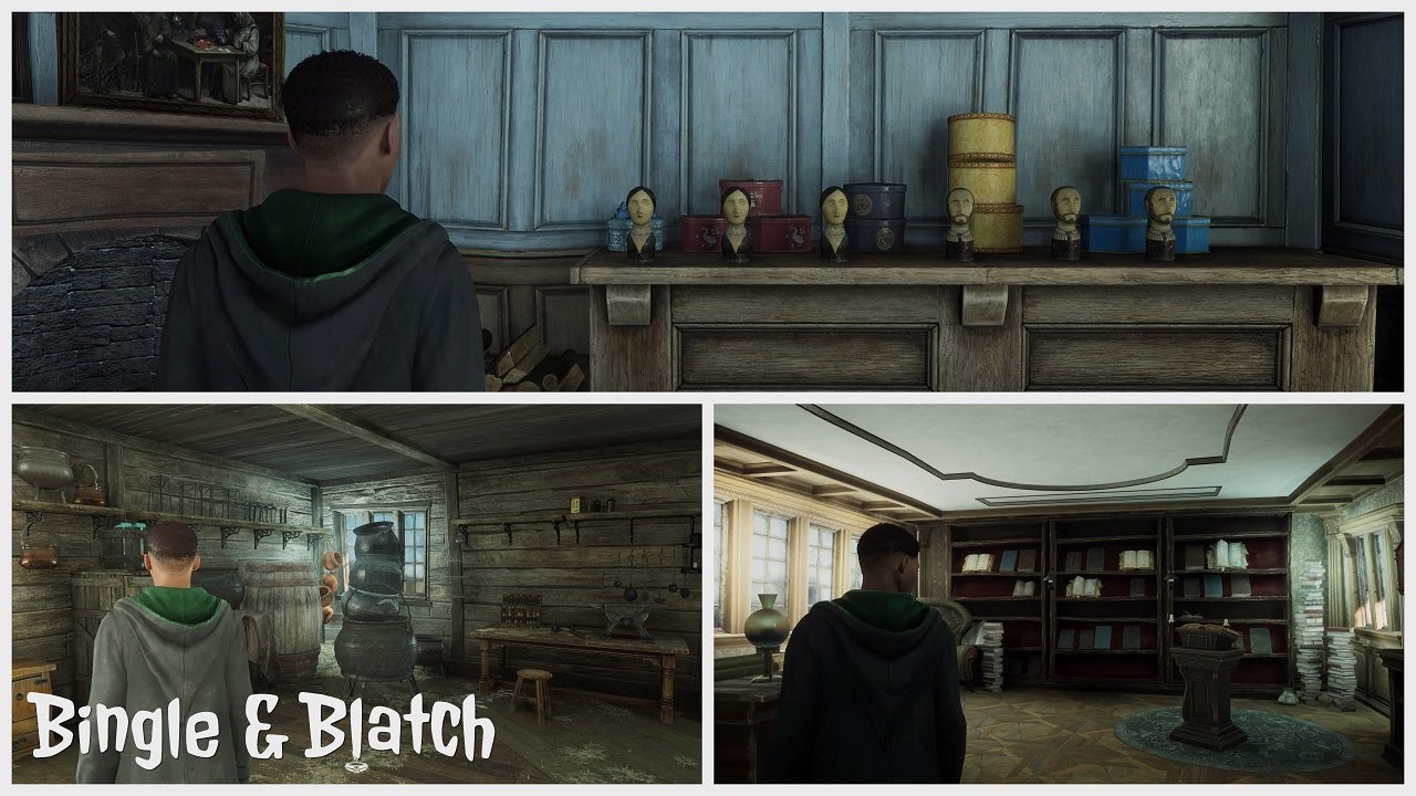 Hogwarts Legacy Bingle & Blatch Cool Building In Hogsmeade! - YouTube