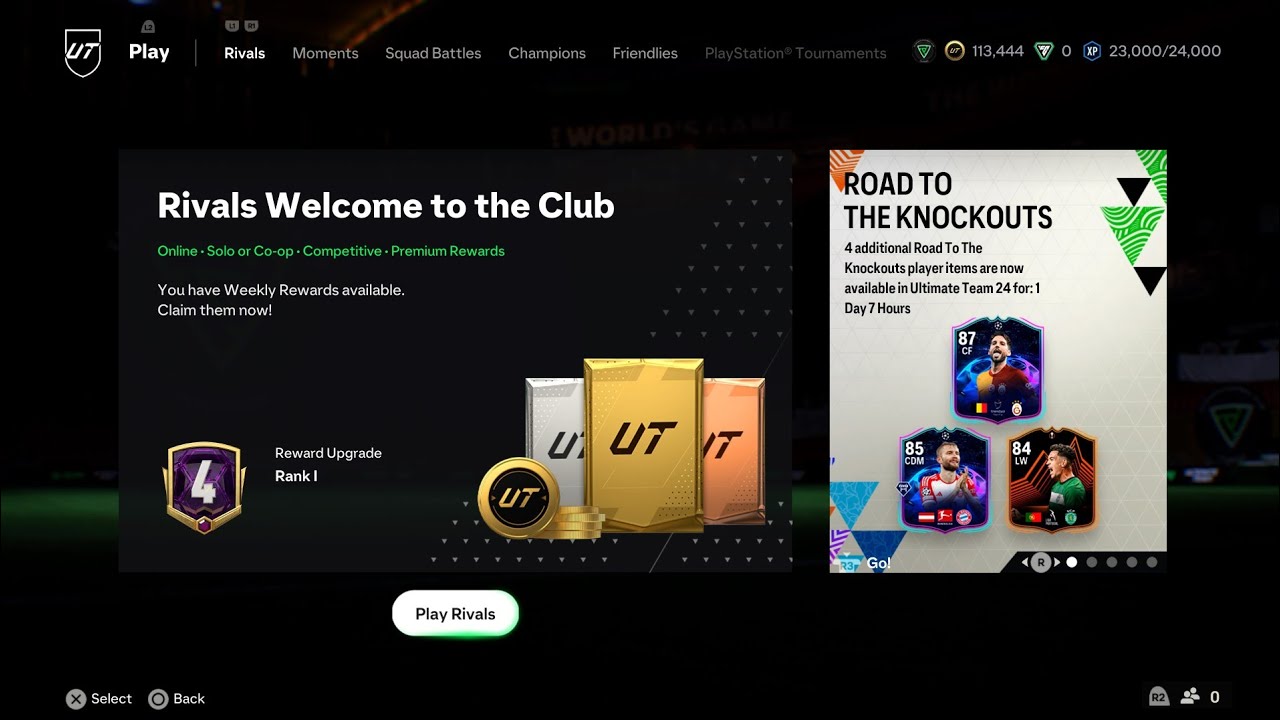 Rank 1 Division Rivals Rewards - YouTube
