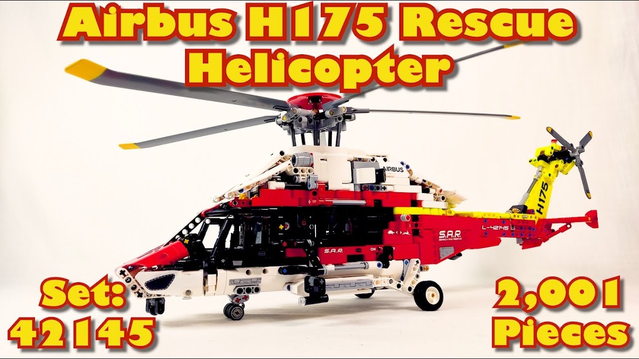 Lego Technic | Airbus H175 Rescue Helicopter | 42145 - Unboxing and ...