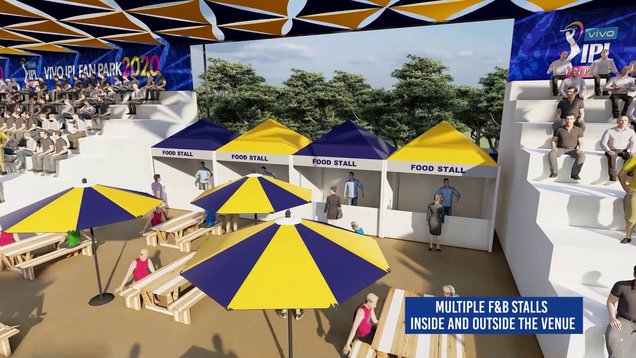 IPL FAN PARK 2020 LOOK AND FEEL - YouTube