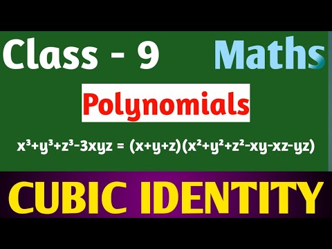 Algebraic Identity and Factorization || NCERT Class 9 Maths ...