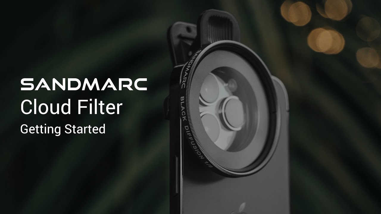 SANDMARC Cloud Diffusion Filter for iPhone - Getting Started - YouTube