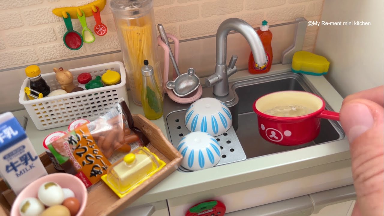 Miniature cooking Re-ment collection - YouTube