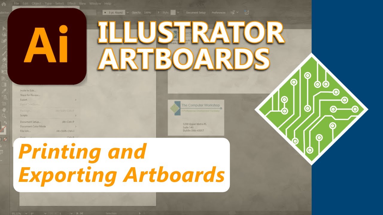 Printing and Exporting Artboards in Adobe Illustrator - YouTube