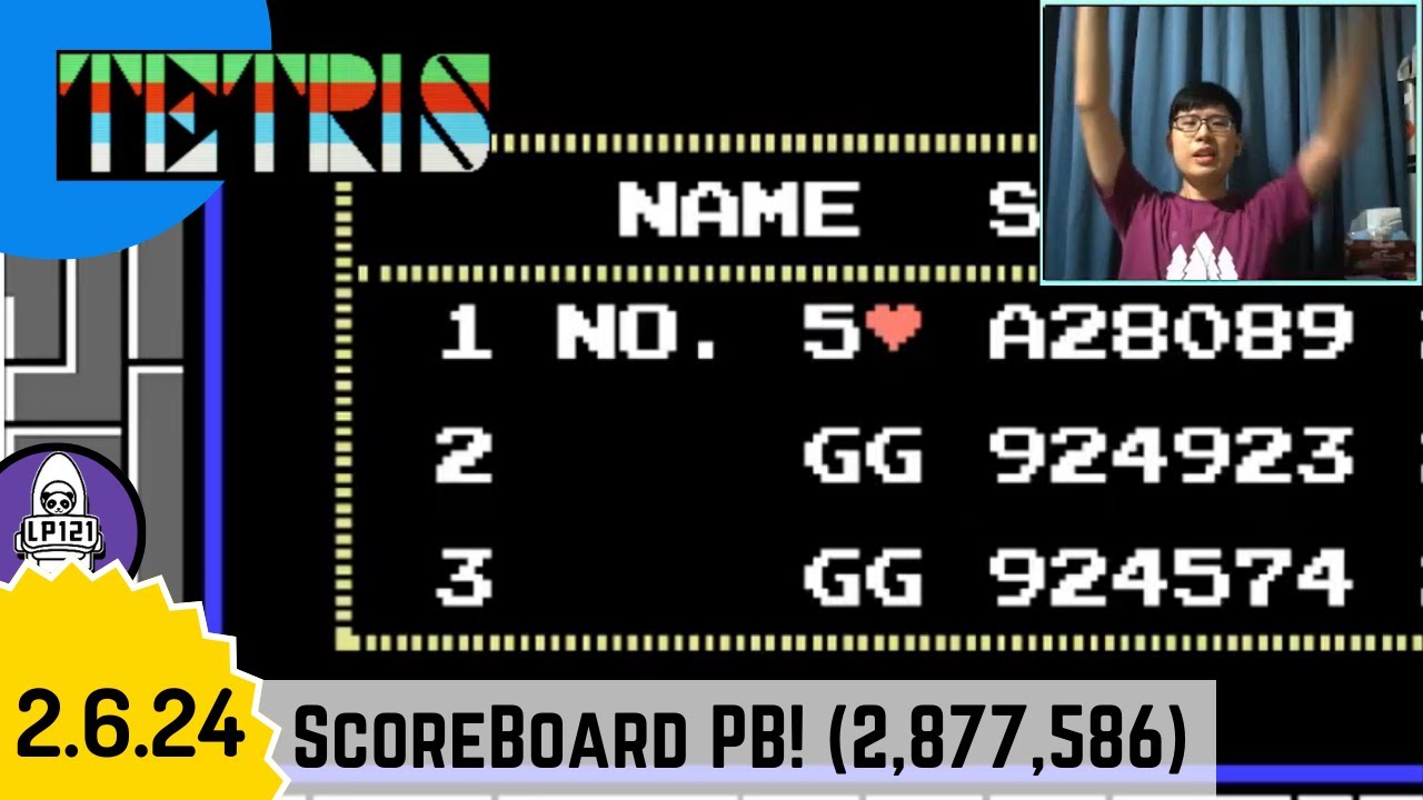 NEW Scoreboard PB on NES Tetris! (Includes my 5th Maxout!) - YouTube