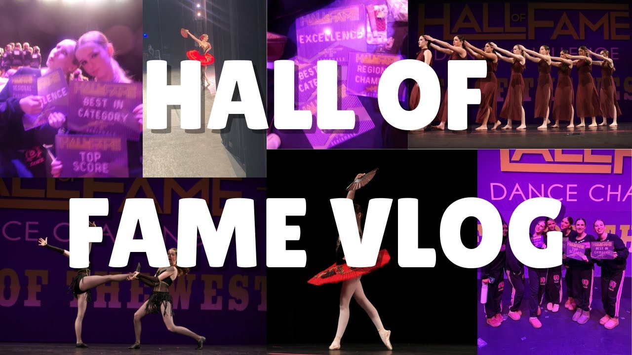 DANCE COMP VLOG || hall of fame || duet + solo + team dances + WINNING ...
