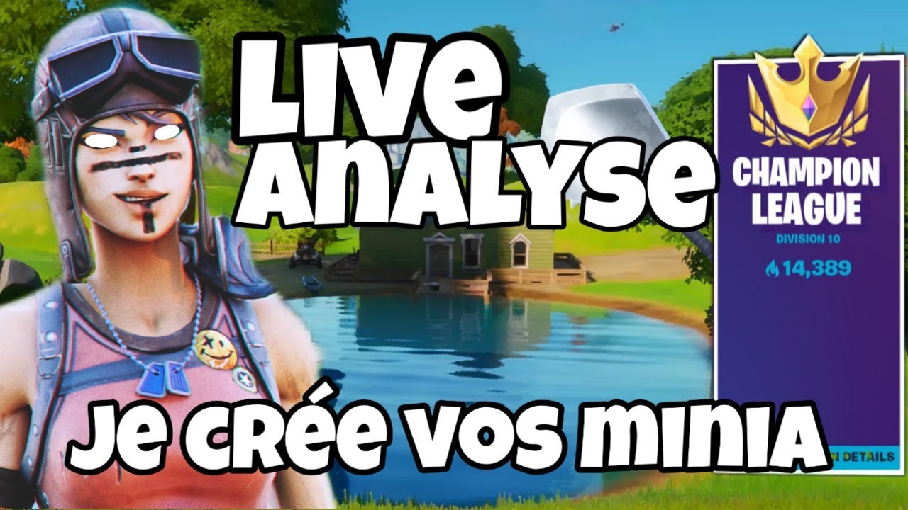 Live analyse + je crée vos minia ♥️ - YouTube
