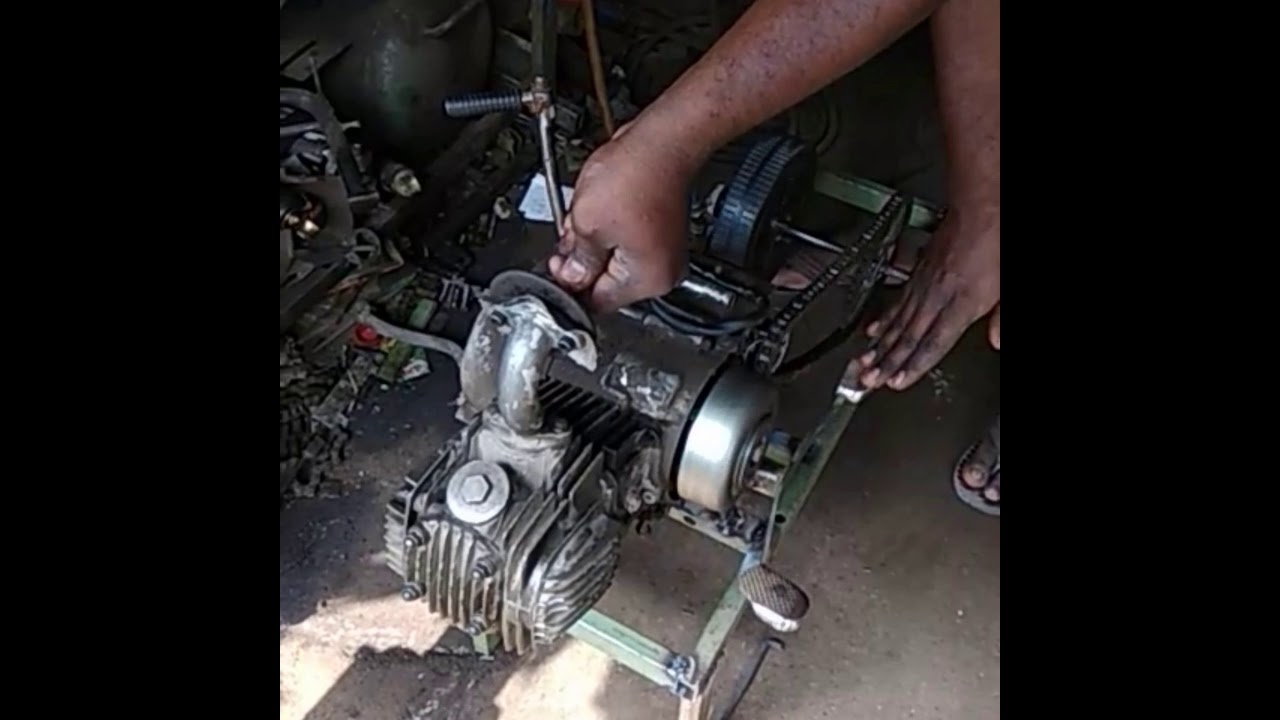 FABRICATION OF AIR ENGINE FOR FOUR WHEELER - YouTube