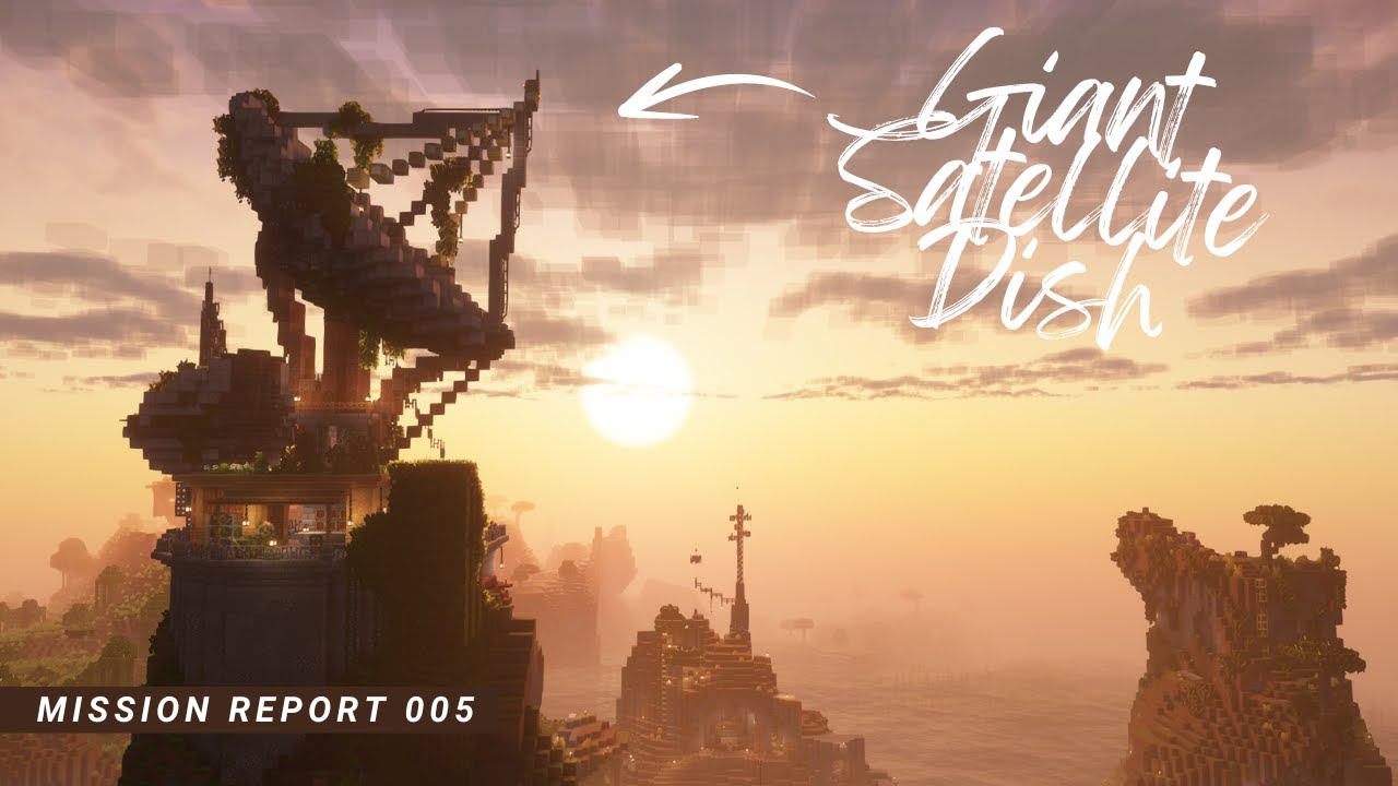 I built a GIANT SATELLITE DISH - Minecraft 1.21 Survival Let's Play 5 ...