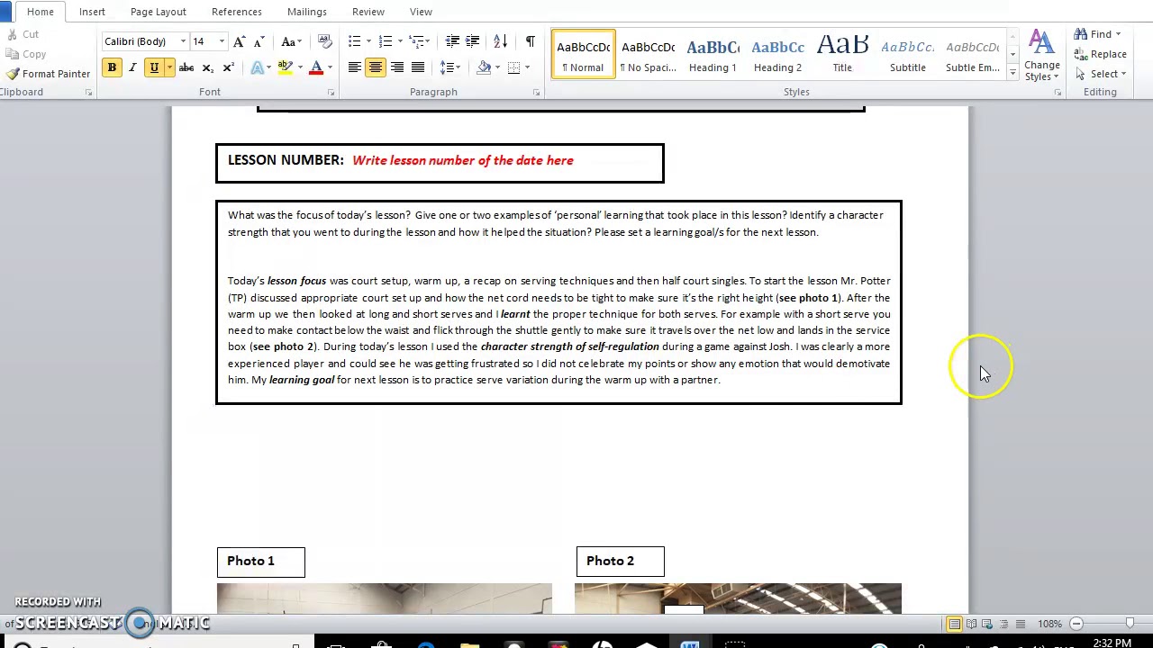 Tips on how to write an Activity Journal entry in Sports Studies - YouTube