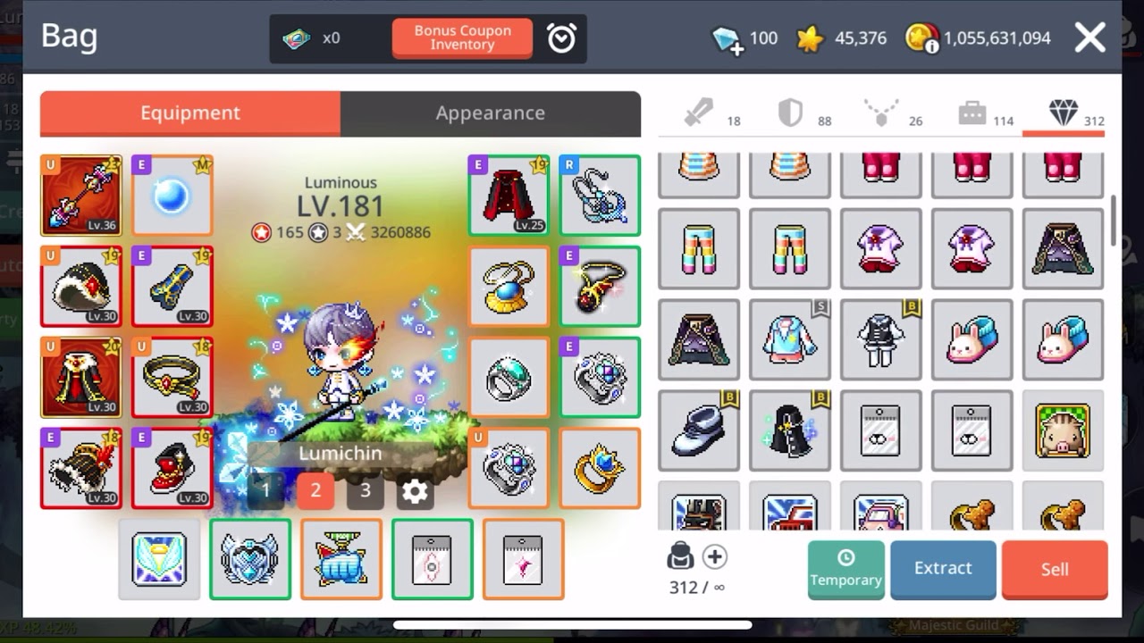 MapleStory M Royal set fusing, trying my one time chance. Will I get it ...