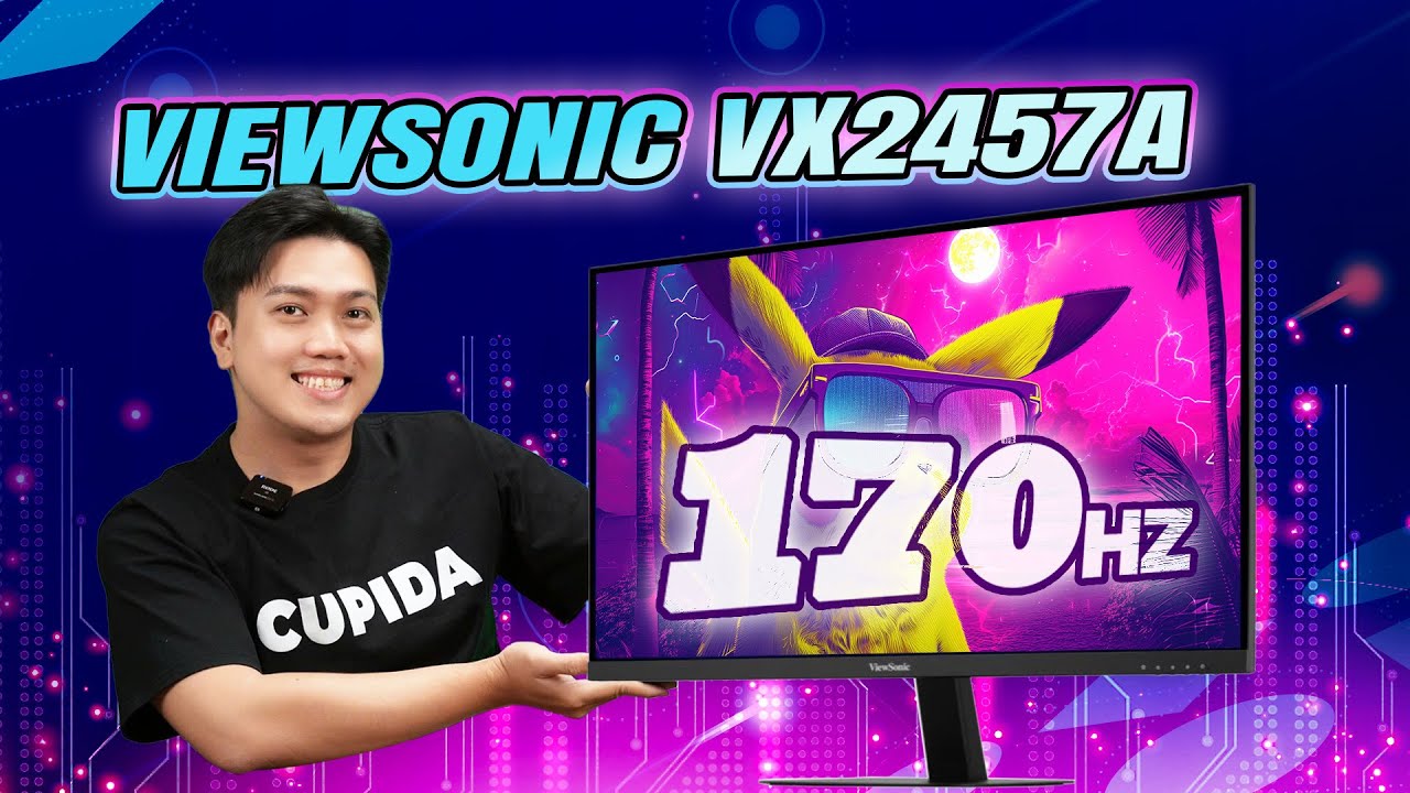 ViewSonic VX2457A-HD-PRO | DƯỚI 2 TRIỆU có màn hình gaming 170Hz IPS ...