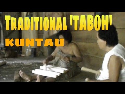 Traditional "Taboh" : Tarian KUNTAU - YouTube