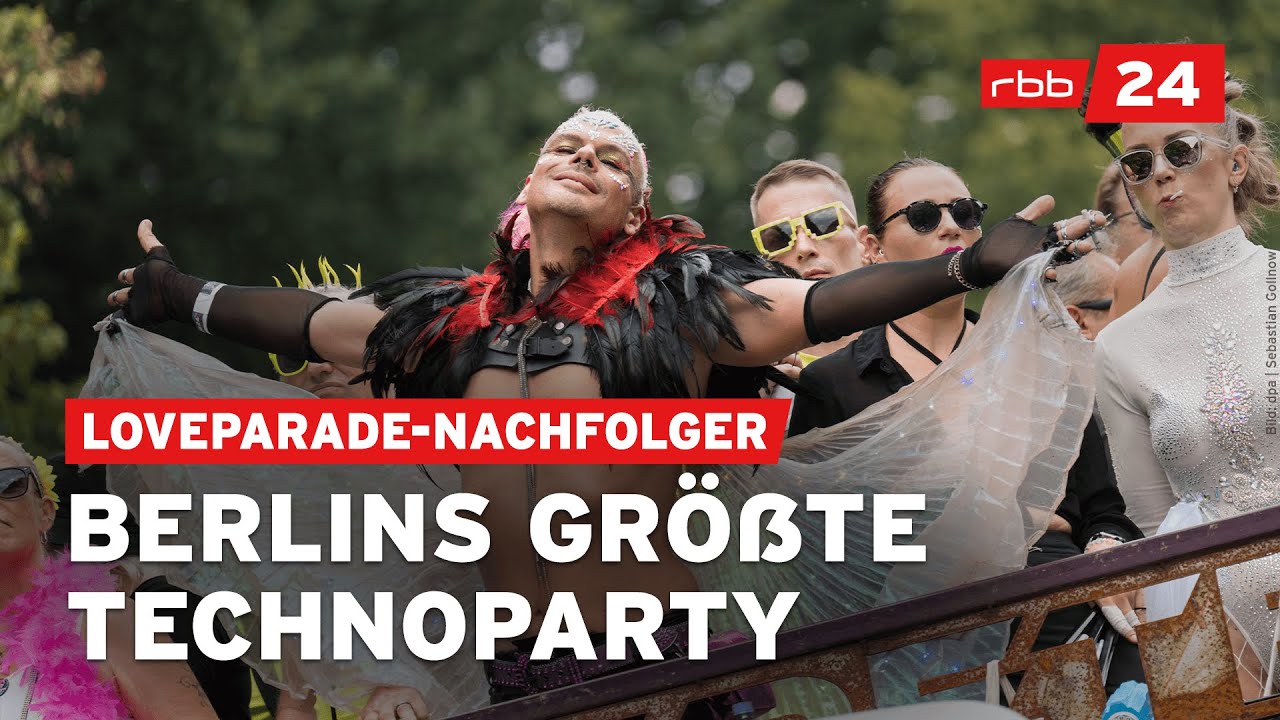 Rave the Planet: Tausende Technofans tanzen durch Berlin - YouTube