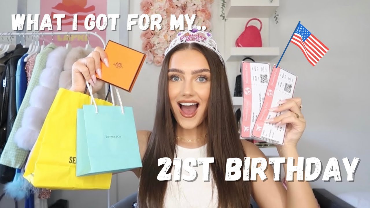 WHAT I GOT FOR MY 21ST BIRTHDAY | LIV PRESTON - YouTube