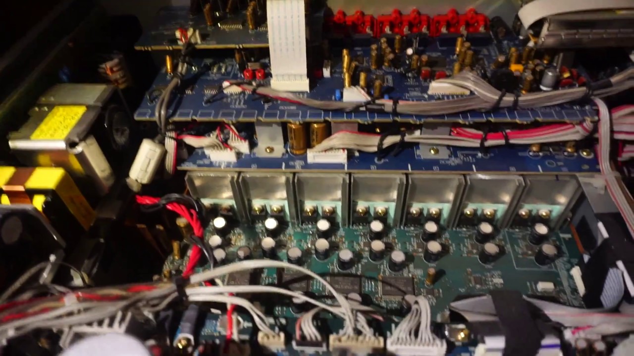 Sony str-da5000es champagne flagman inside - YouTube