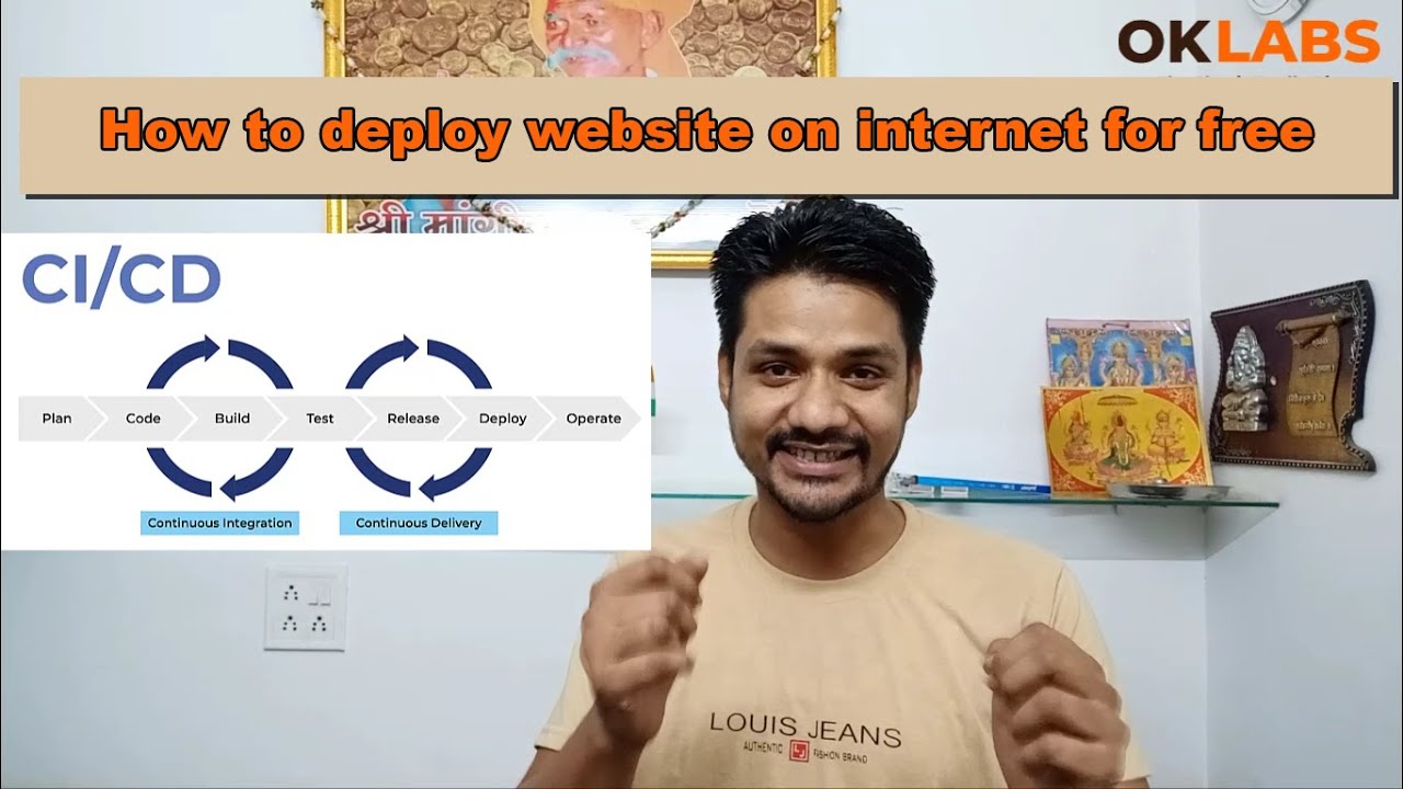 how to deploy website on internet for free - YouTube