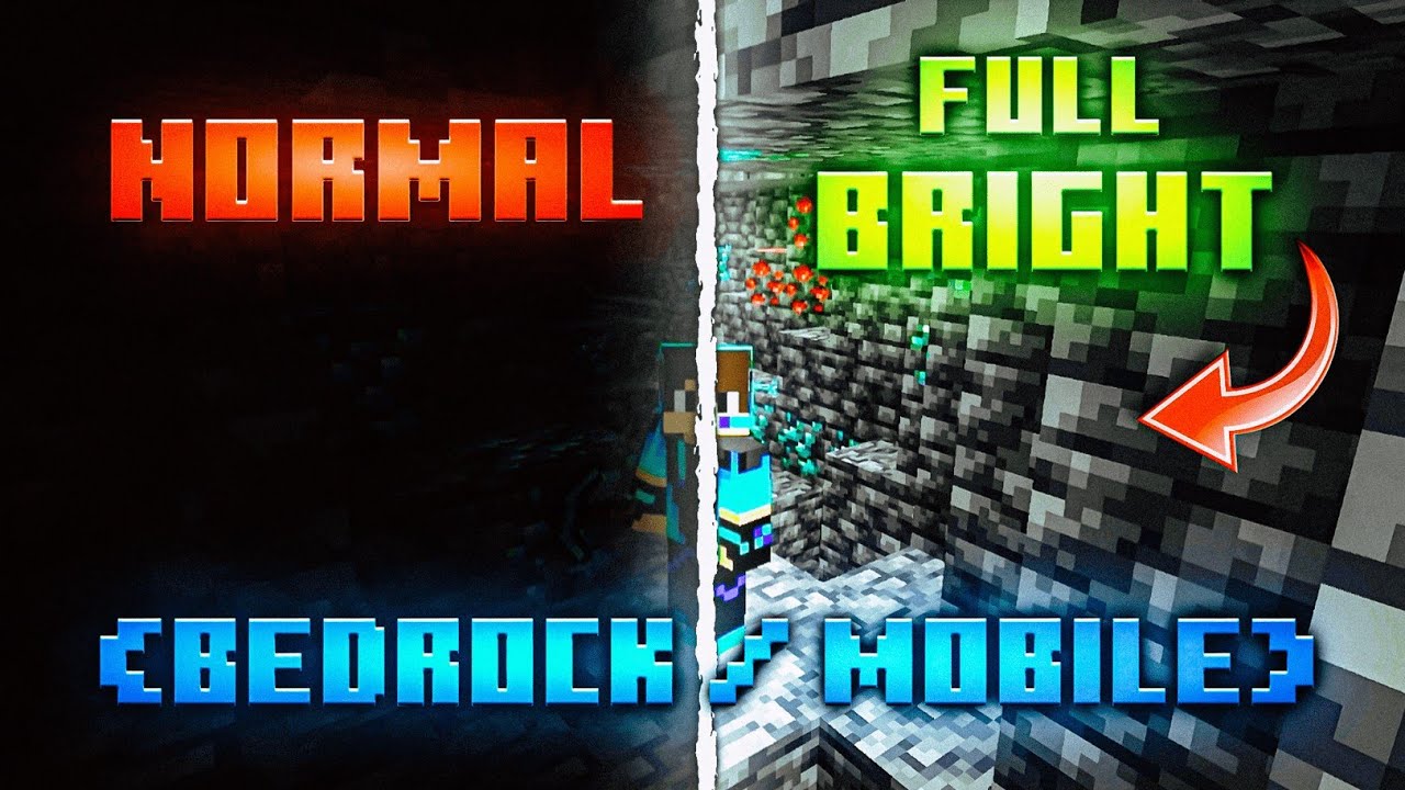 Night Vision Resource Pack For Minecraft Pe || Night Vision Texture ...