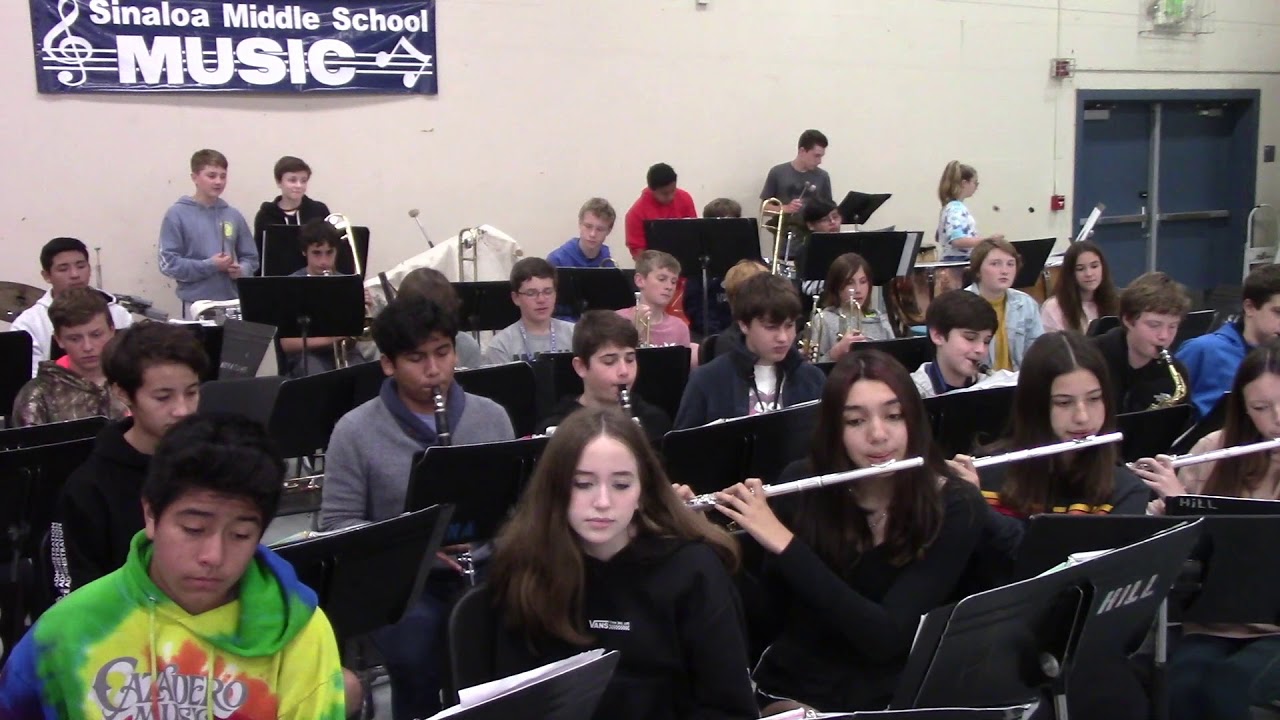 Sinaloa Middle School 8th Grade Band - Where the River Flows - YouTube