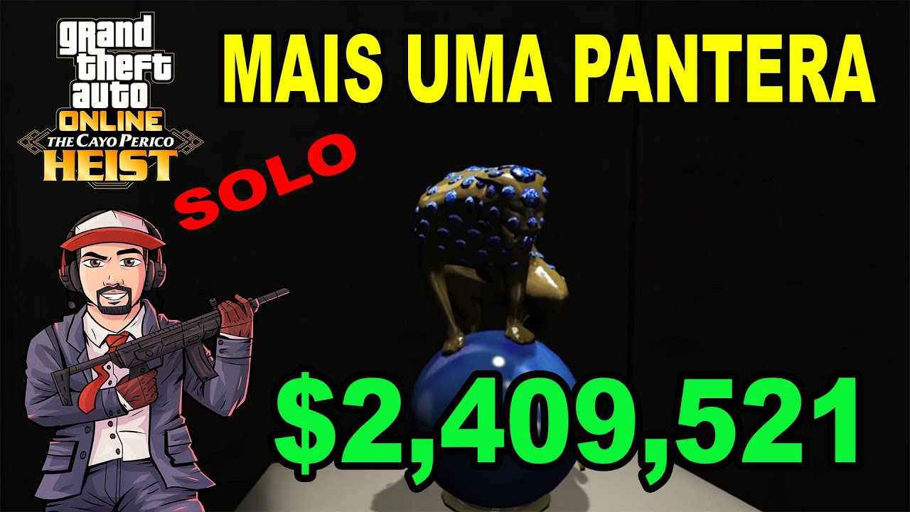 GTA ONLINE COMO PEGA PANTERA CAYO PERICO SOLO 2,409,521 EM 2023 - YouTube