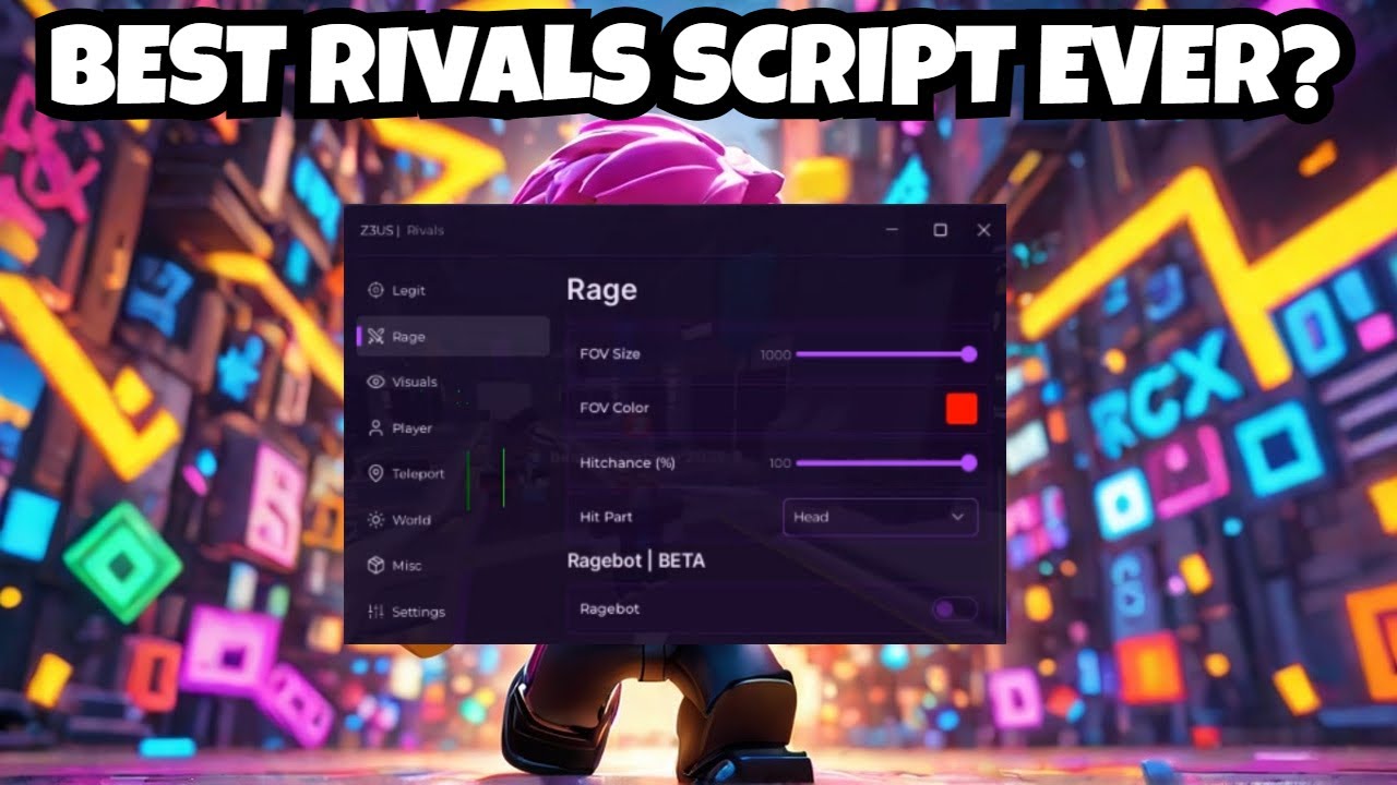 SCRIPT IN DESC : ROBLOX RIVALS SCRIPT SHOWCASE - YouTube
