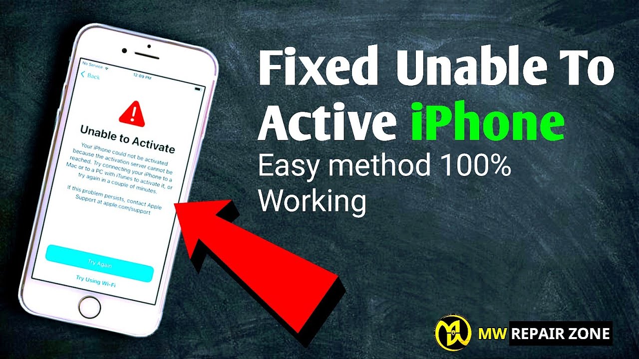 iPhone 5-5s Unable to Active Problem Free Solution Working Sim Network ...
