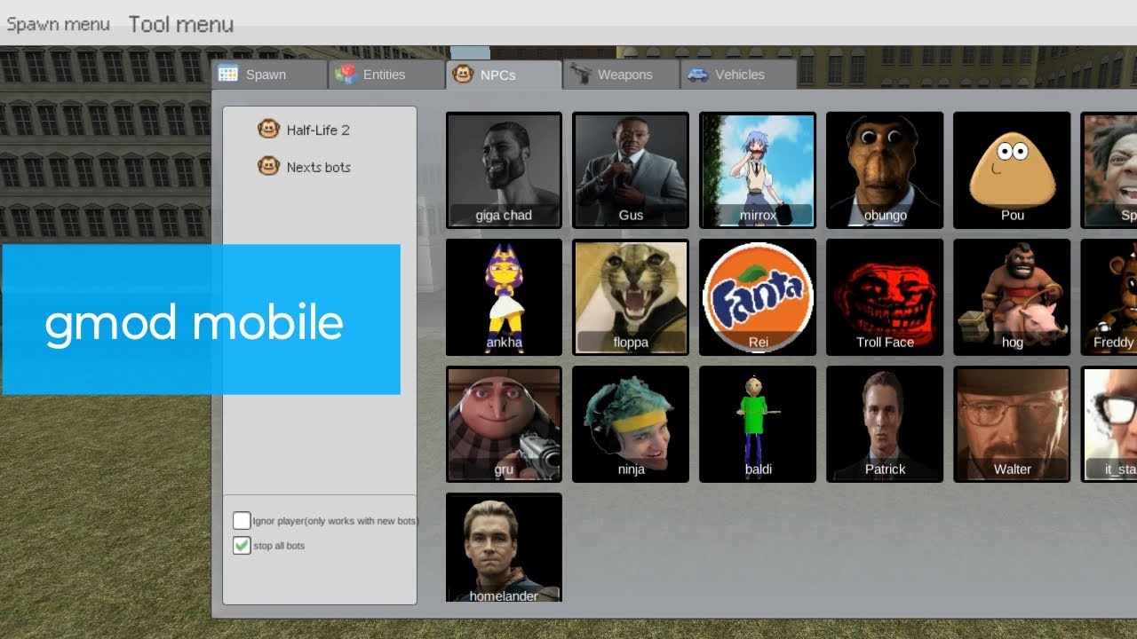 this is how you can get GMod mobile Link in comments - YouTube