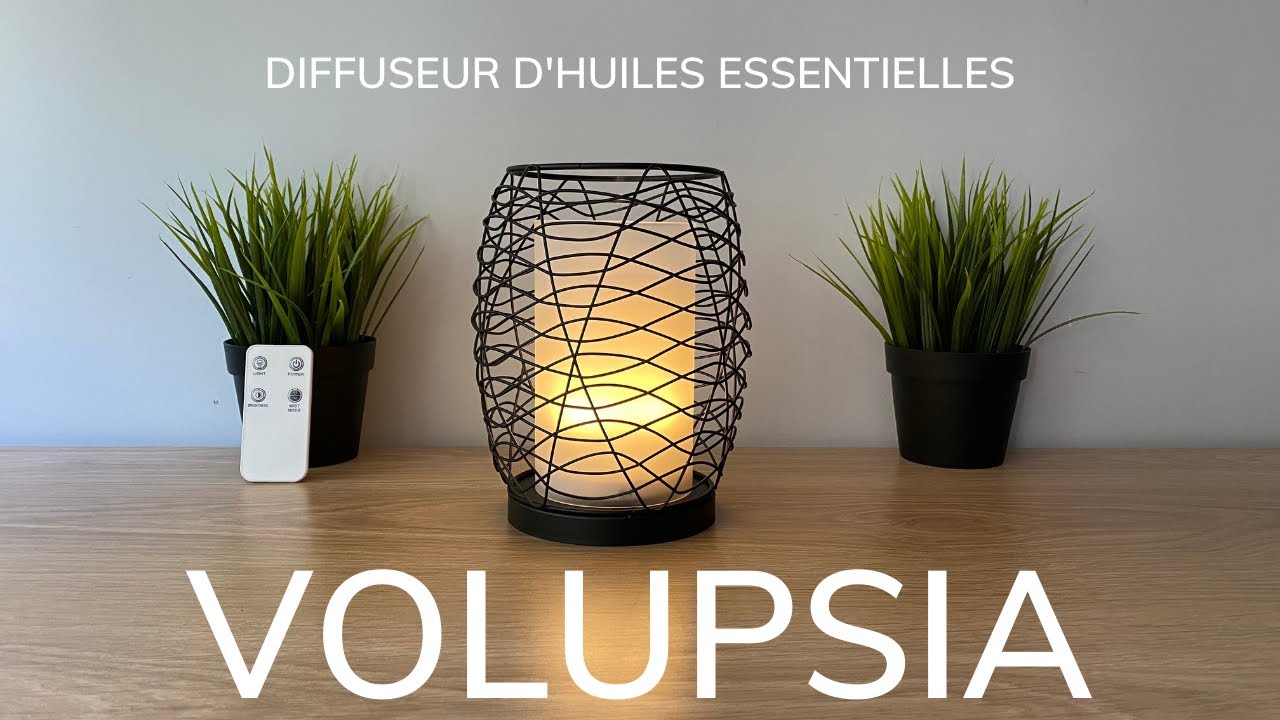 Diffuseur ultrasonique d'huiles essentielles Volupsia : décoration, zen ...