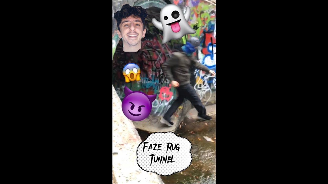 EXPLORING THE FAZE RUG HAUNTED TUNNEL!!! - YouTube