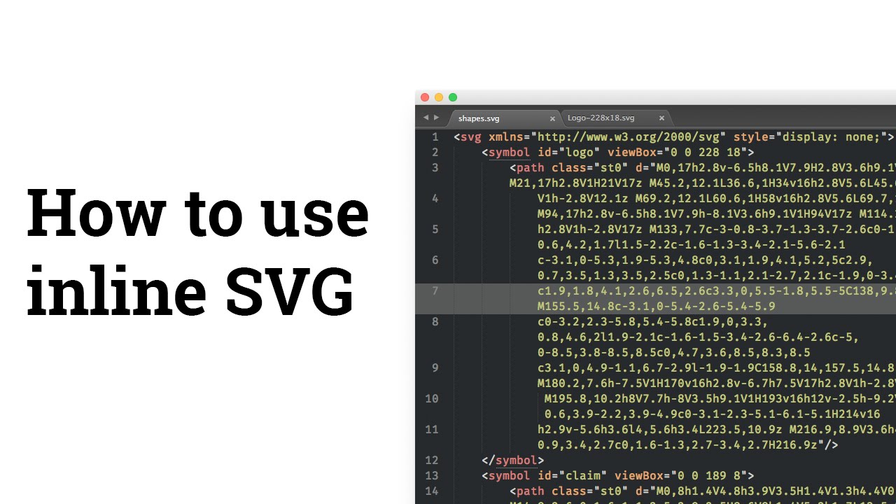 Screencast #18: How to use inline SVG - YouTube