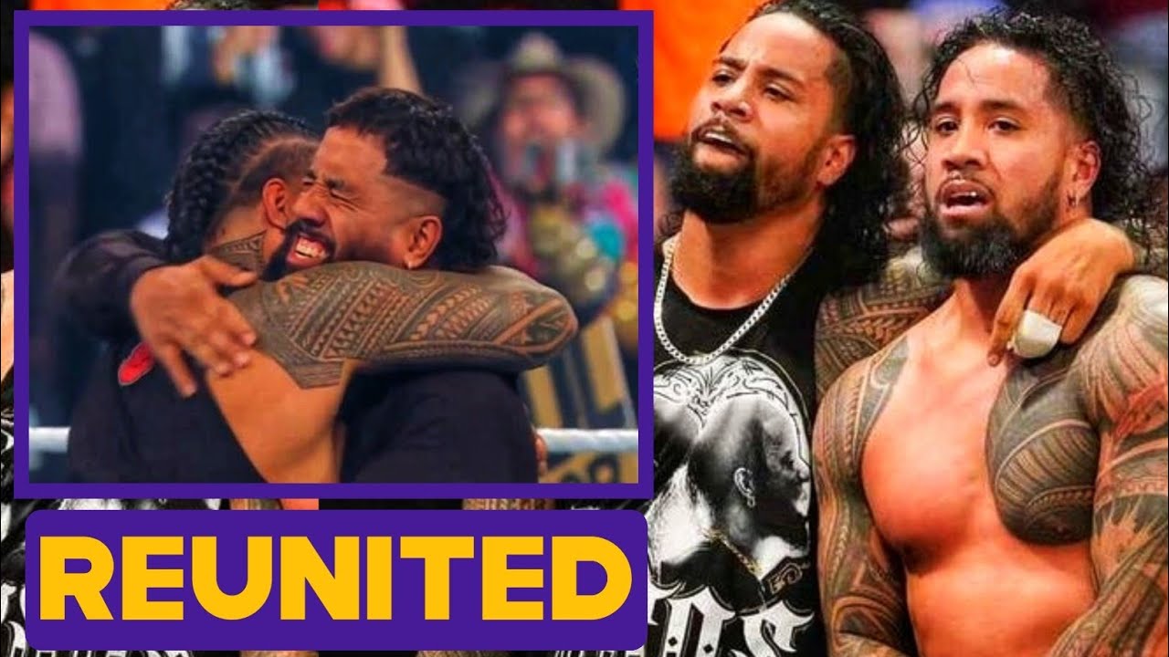 SHOCKING🛑:THE USOS REUNITE! JEY AND JIMMY USO EMOTIONAL REUNION AT WWE ...