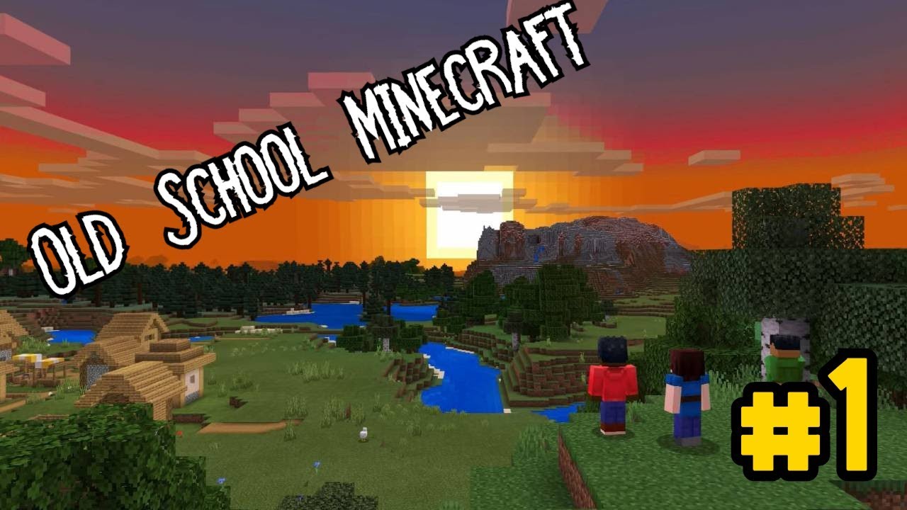 Old School Minecraft - Minecraft ps4 - YouTube