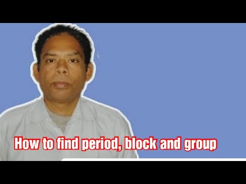 How to find group, period and block part 1. By Yashwant sir - YouTube