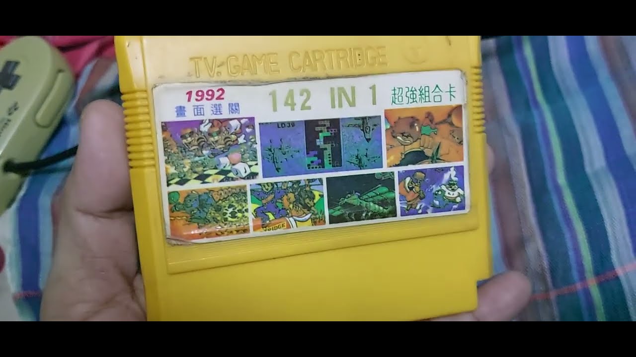famiclone 142 in 1 multicart [1992] - YouTube