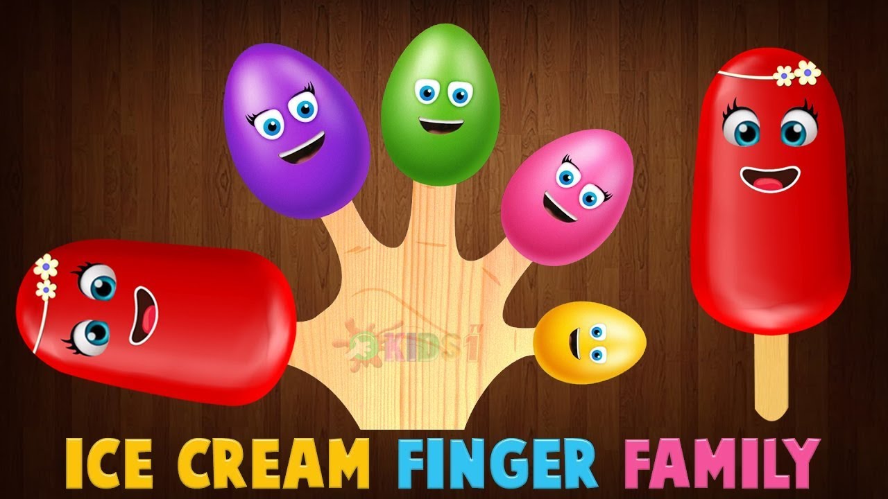 Ice Cream 21 Finger Family Rhyme ♪ Finger Family Collection ♪ Daddy ...