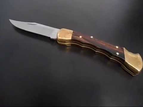 Buck 110 in for sharpening - YouTube