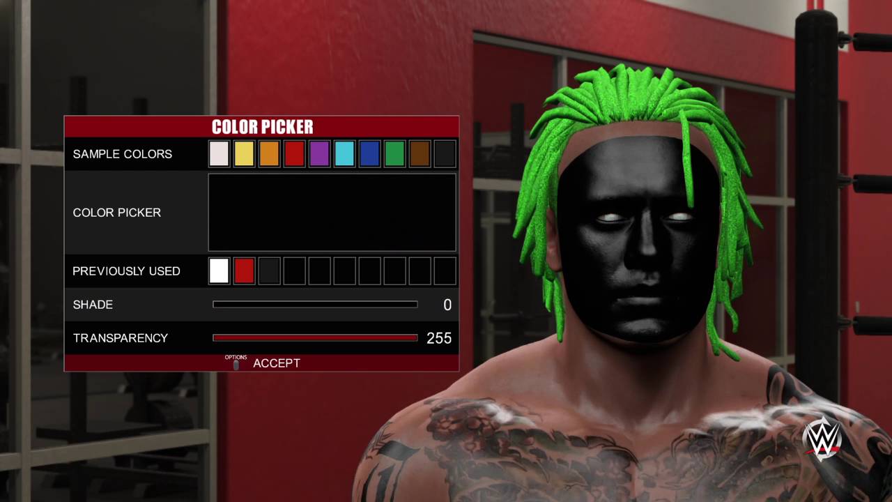 WWE 2K15 My career (creation of the royal red mask) - YouTube
